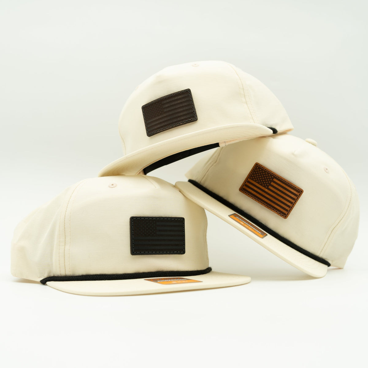 Best American Flag Leather Patch Hats for Men – Outer Wings