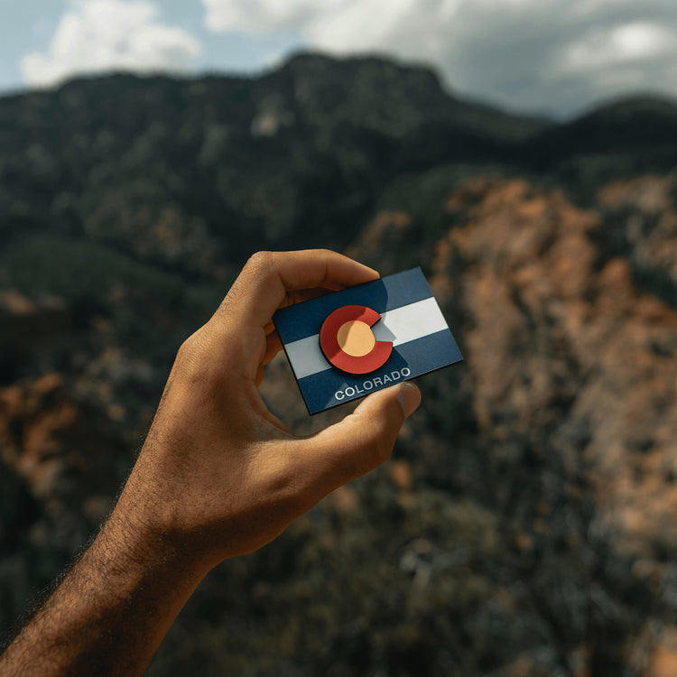 Mountain East – Leather Patch Hat Flat Bill – Outer Wings